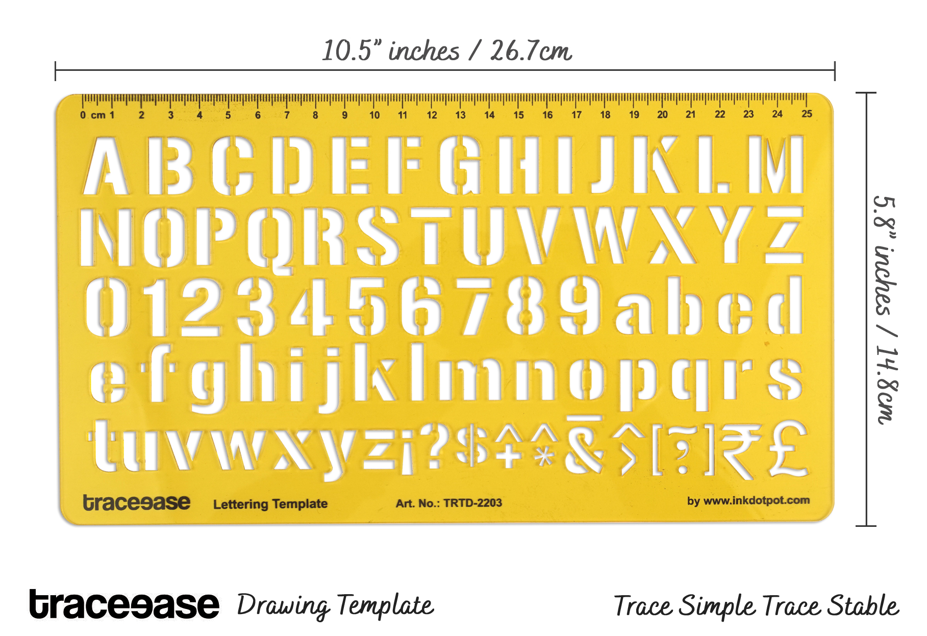 TRACEEASE ALPHABET IN Letters And Lower Case Letters Template Tools tfa traceease-alphabet-in-letters-and-lower-case-letters-template-tools-tfa